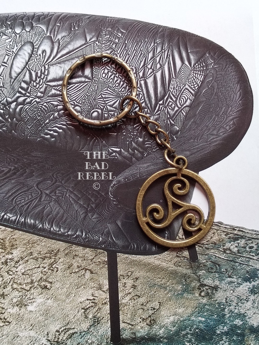 Original Key Holder Man TRISKEL Brass Metal Bronze T.8cm - Etsy