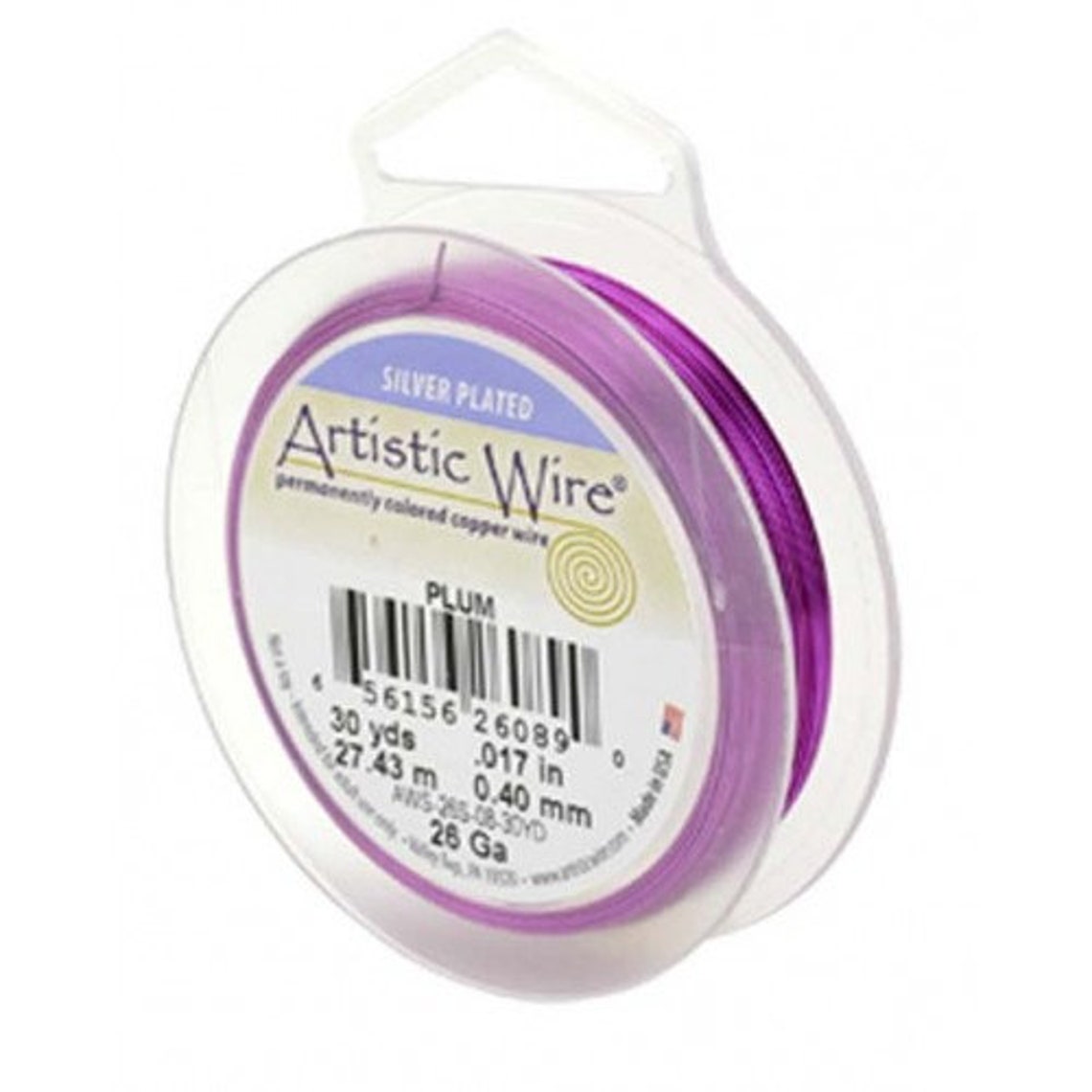 Artistic Wire 28 Gauge .32mm Silver Plated Plum 40 Yd - Etsy