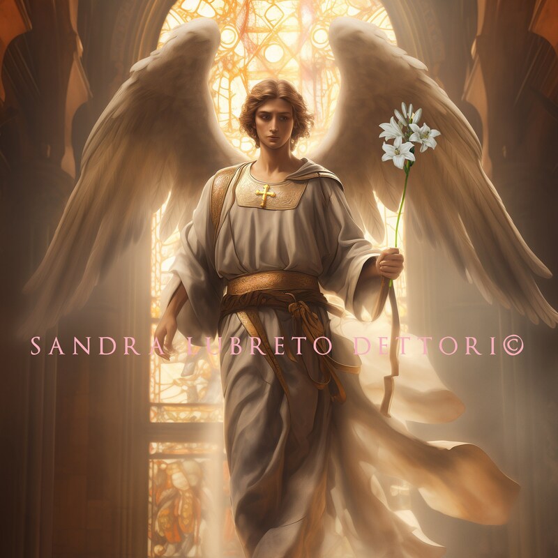 St Gabriel Art - Etsy