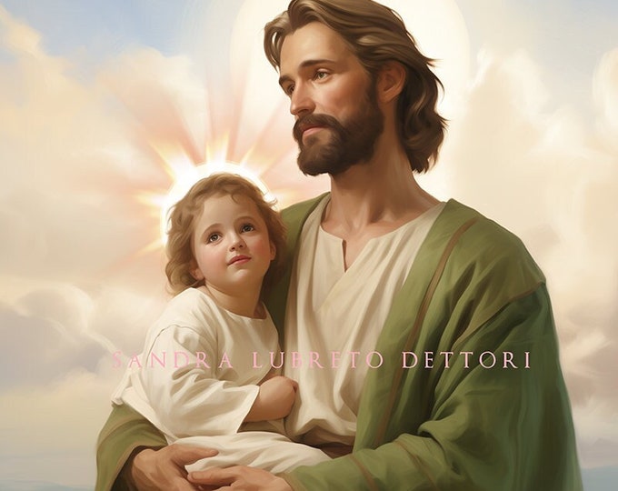 Saint Joseph With Infant Jesus, Terror of Demons, Patron Saint, Fathers ...
