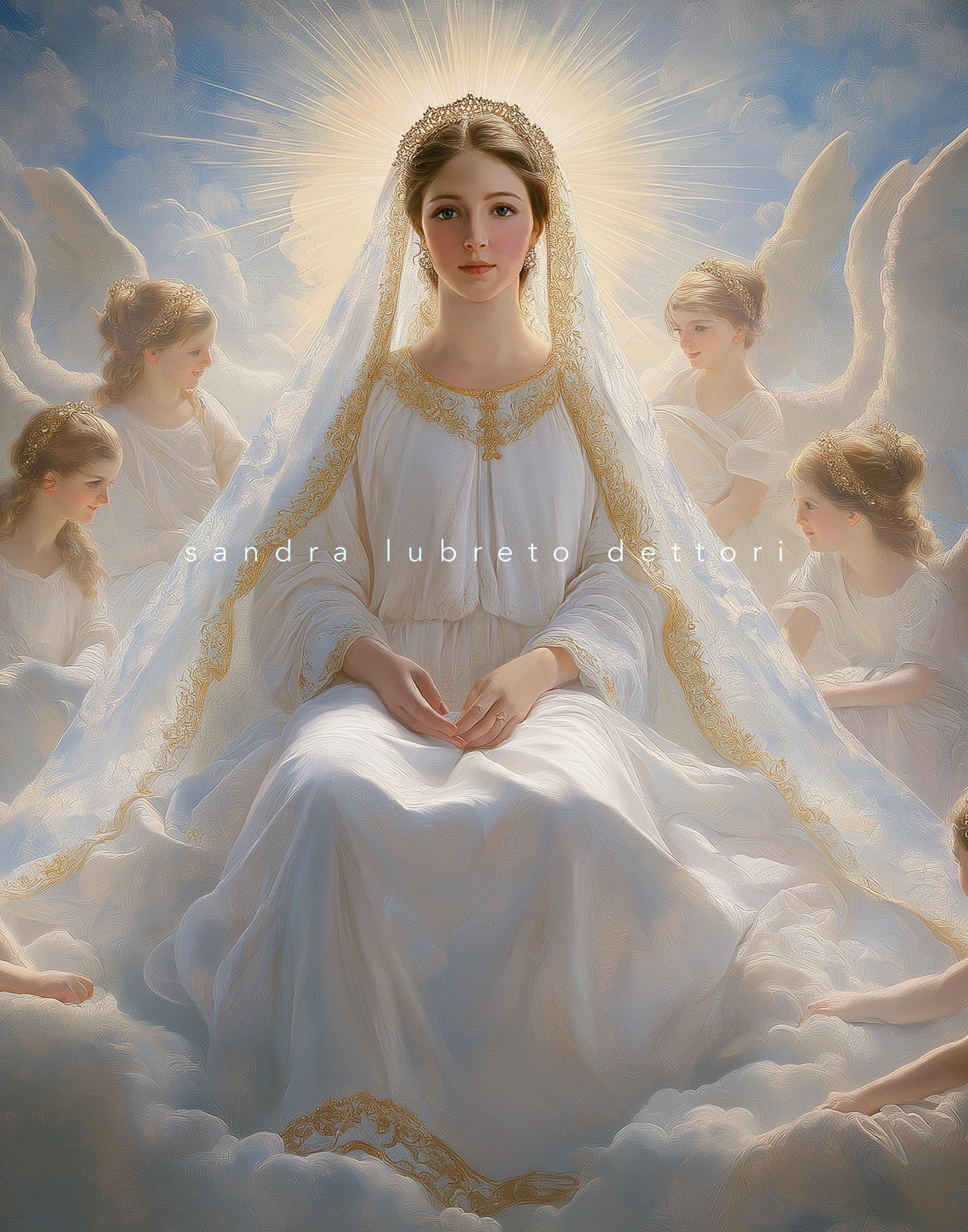 Queen of Heaven, Virgin Mary, Queen of Angels, Catholic Art, Catholic ...
