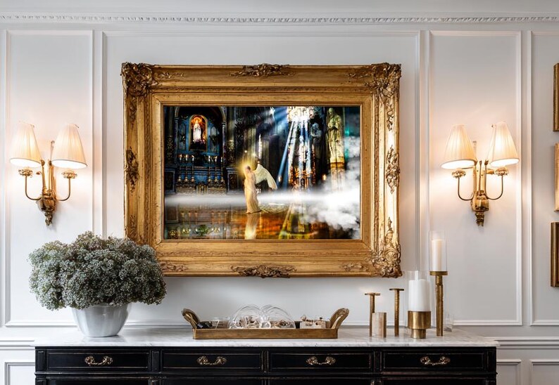 Religious Art, Catholic Art, Heaven on Earth Print 8x10" Horizontal ...