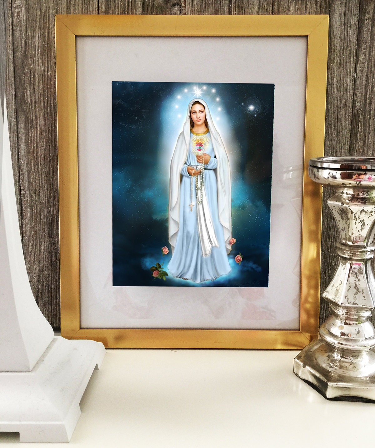 Our Lady of the Rosary Immaculate Heart of Mary Catholic - Etsy UK