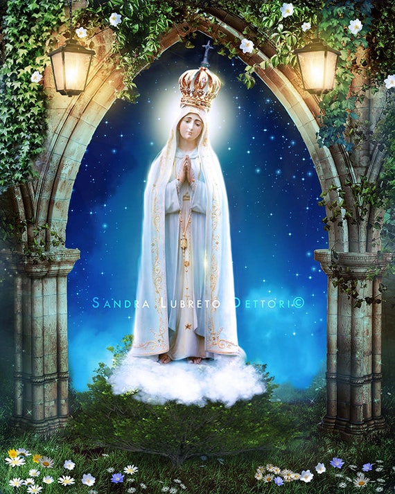 Our Lady Of Fatima Statue Wallpaper
