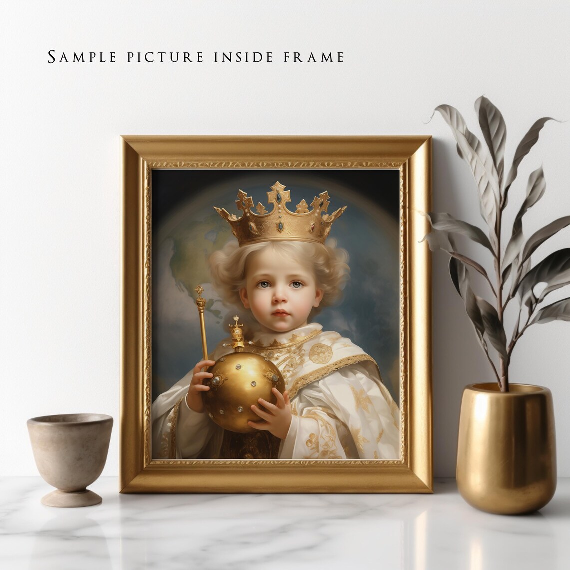 Infant Jesus, Infant King, Child Jesus, Religious Art, 8x10",11x14 ...
