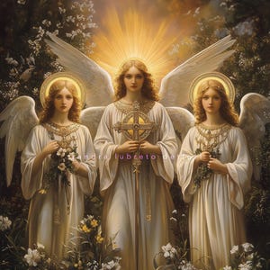 Guardian Angels Print, Catholic Art, Religious Art, Catholic Gift, Wall ...