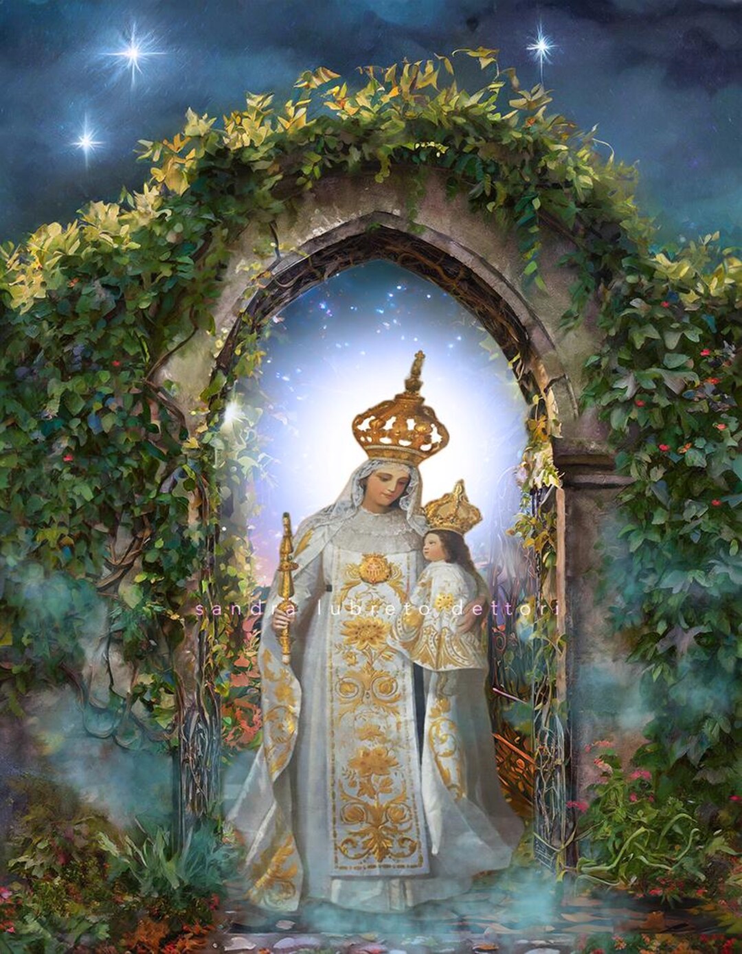 Our Lady of Ransom, Our Lady of Mercy, Catholic Art, Print, Wall Decor ...