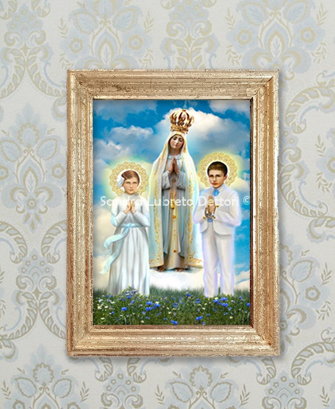 Saint Francisco & Jacinta Marto, Catholic Art Print, Fatima Children ...