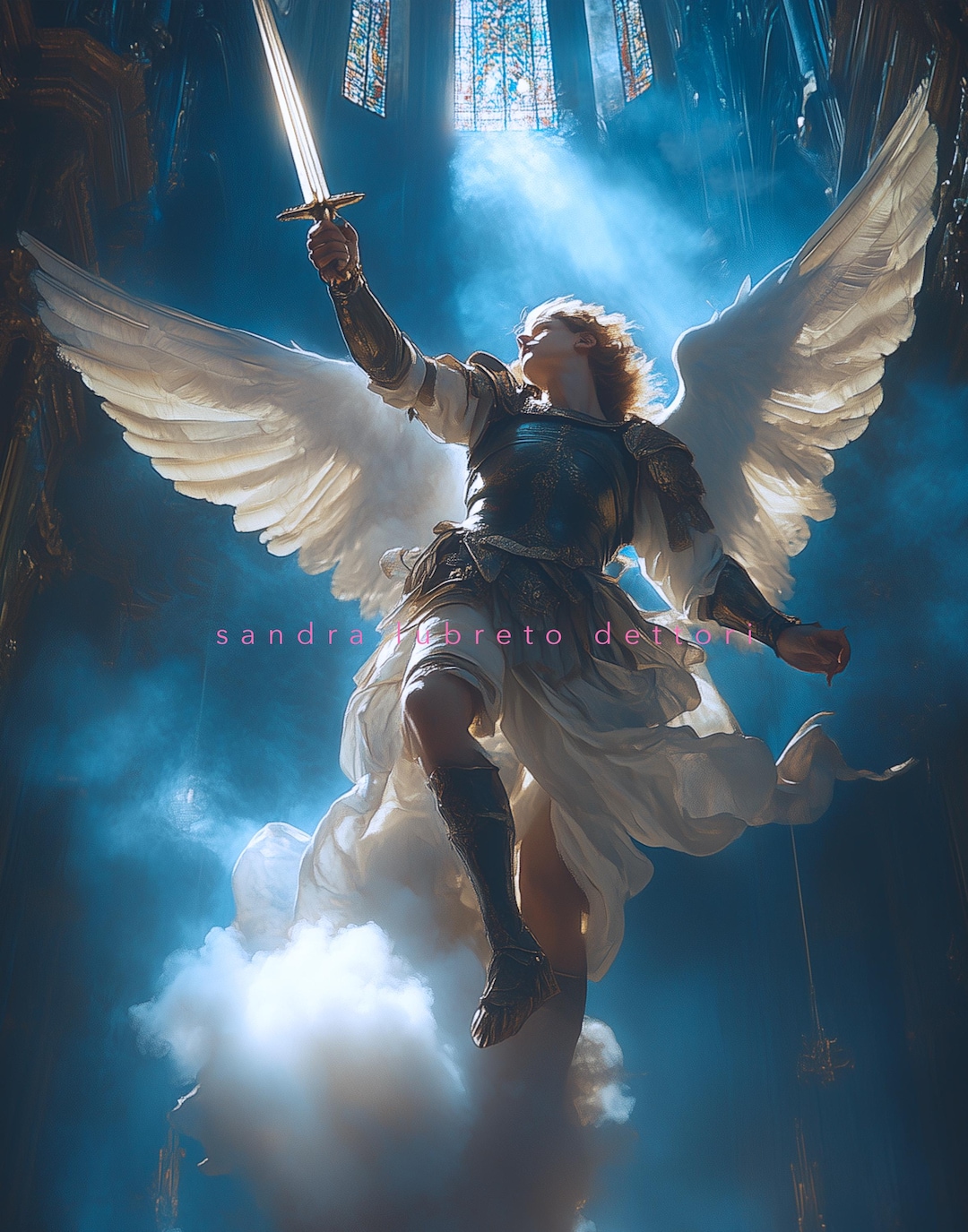 Saint Michael the Archangel, Defender of the Church, St Michael Print ...