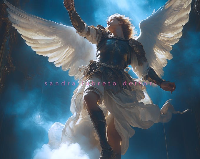 Saint Michael the Archangel, Defender of the Church, St Michael Print ...