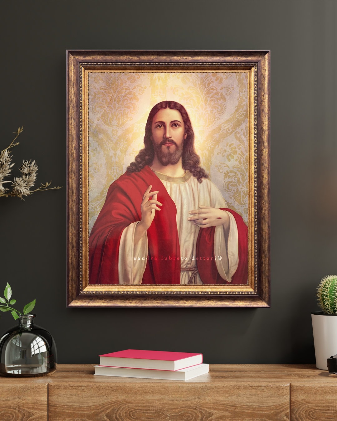 Jesus Christ Icon, Religious Art, Catholic Art, 8x10" 11x14" 16x20 ...