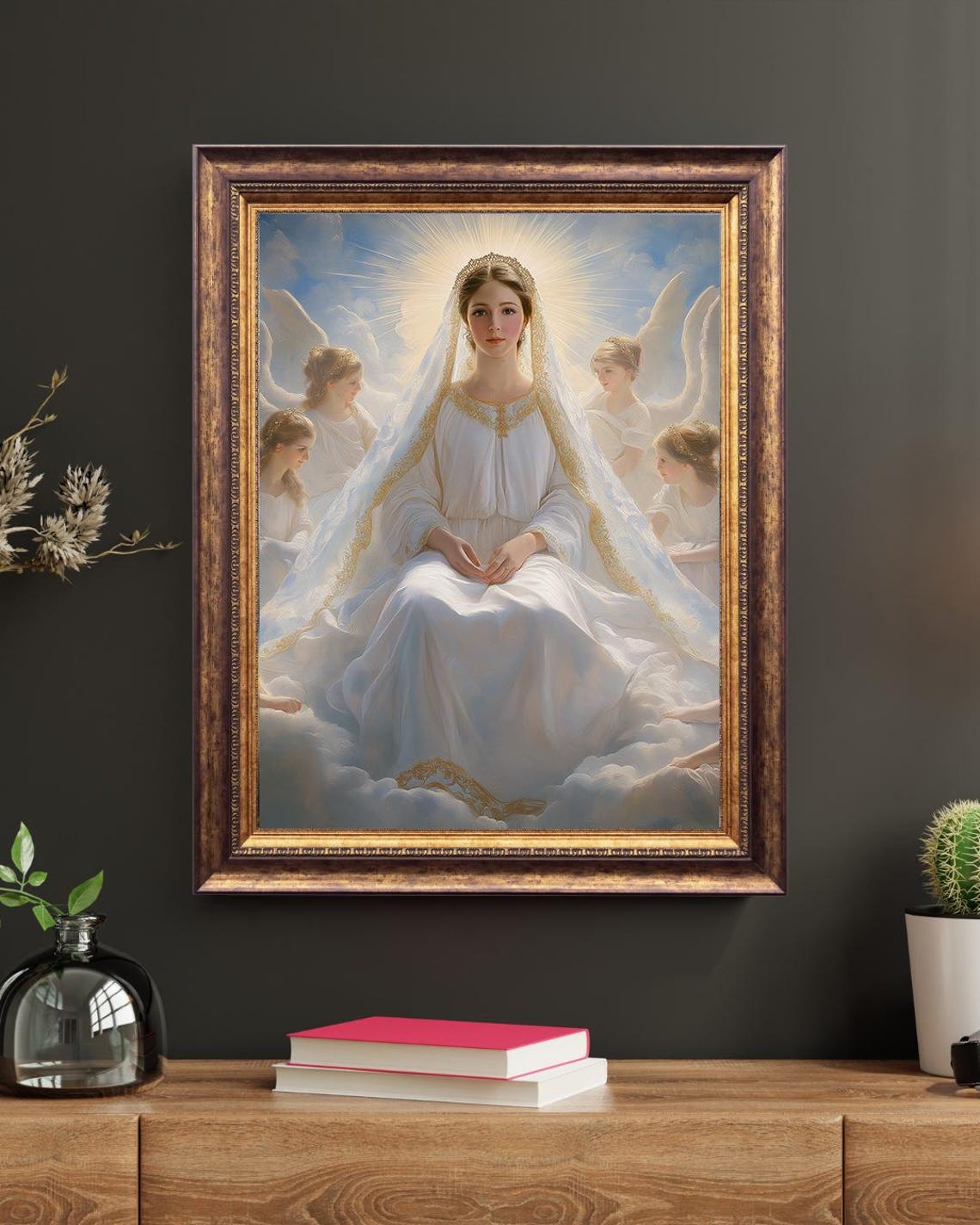 Queen of Heaven, Virgin Mary, Queen of Angels, Catholic Art, Catholic ...