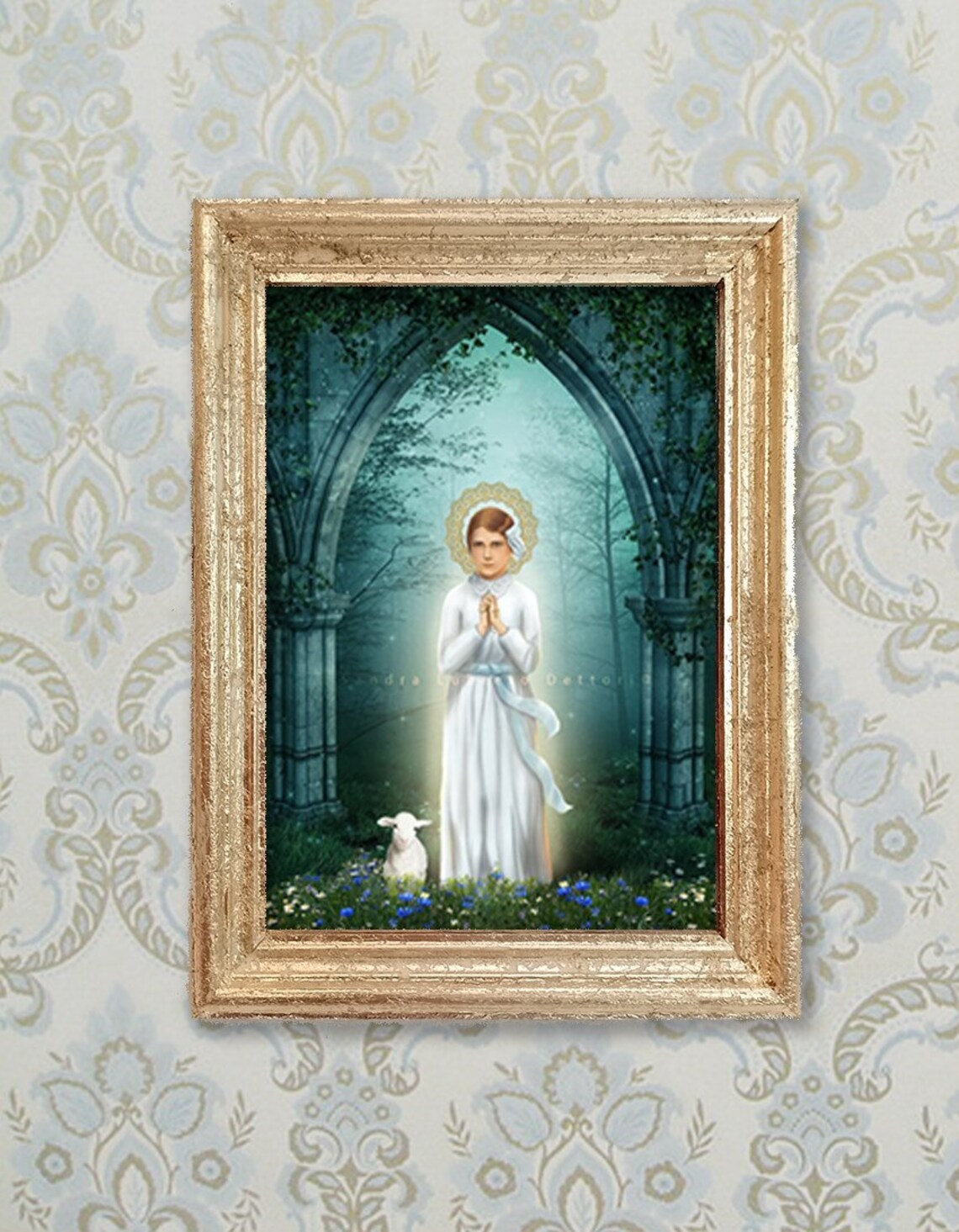 Saint Jacinta Marto, Catholic Art Print, Fatima Children Saint Jacinta ...