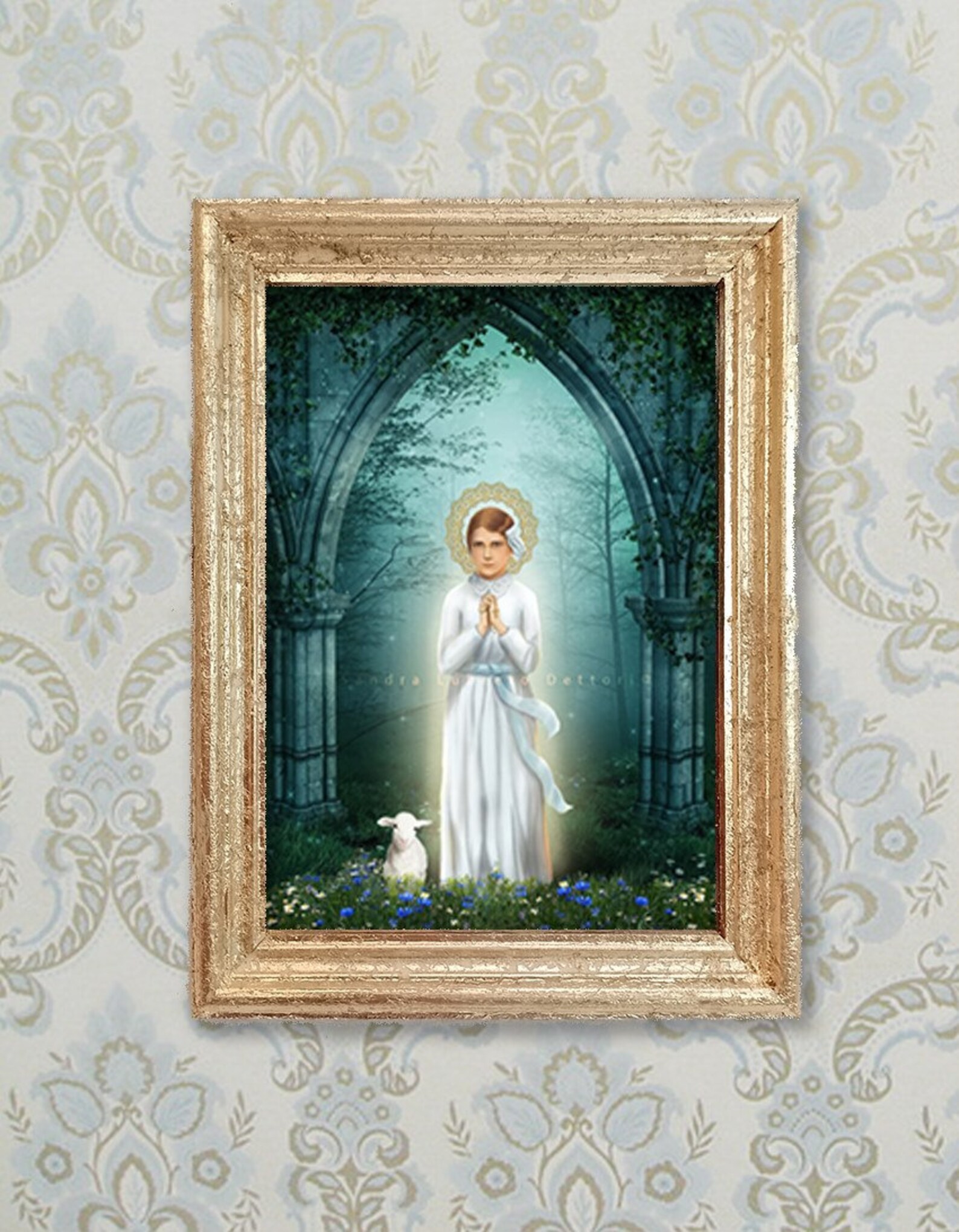 Saint Jacinta Marto Catholic Art Print Fatima Children Saint - Etsy