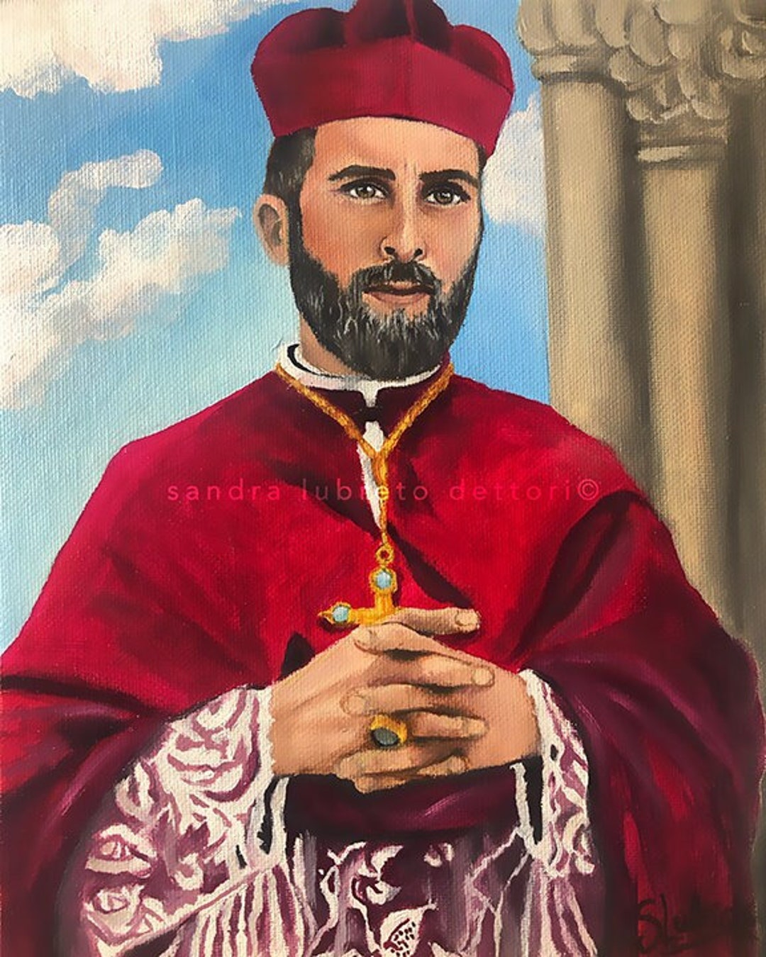 Archbishop Lefevbre, Catholic Art, Religious Art, 8x10" or 11x 14 ...