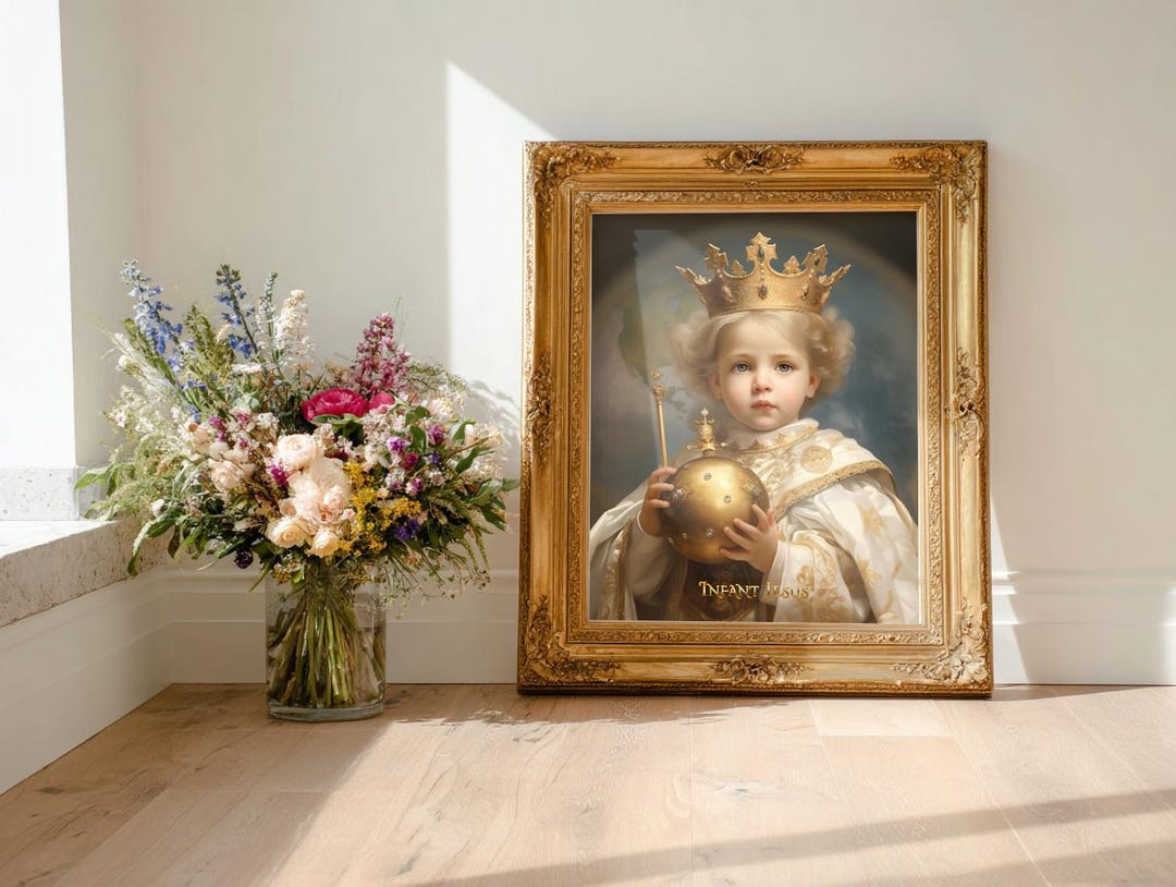 Infant Jesus, Infant King, Child Jesus, Religious Art, 8x10",11x14 ...