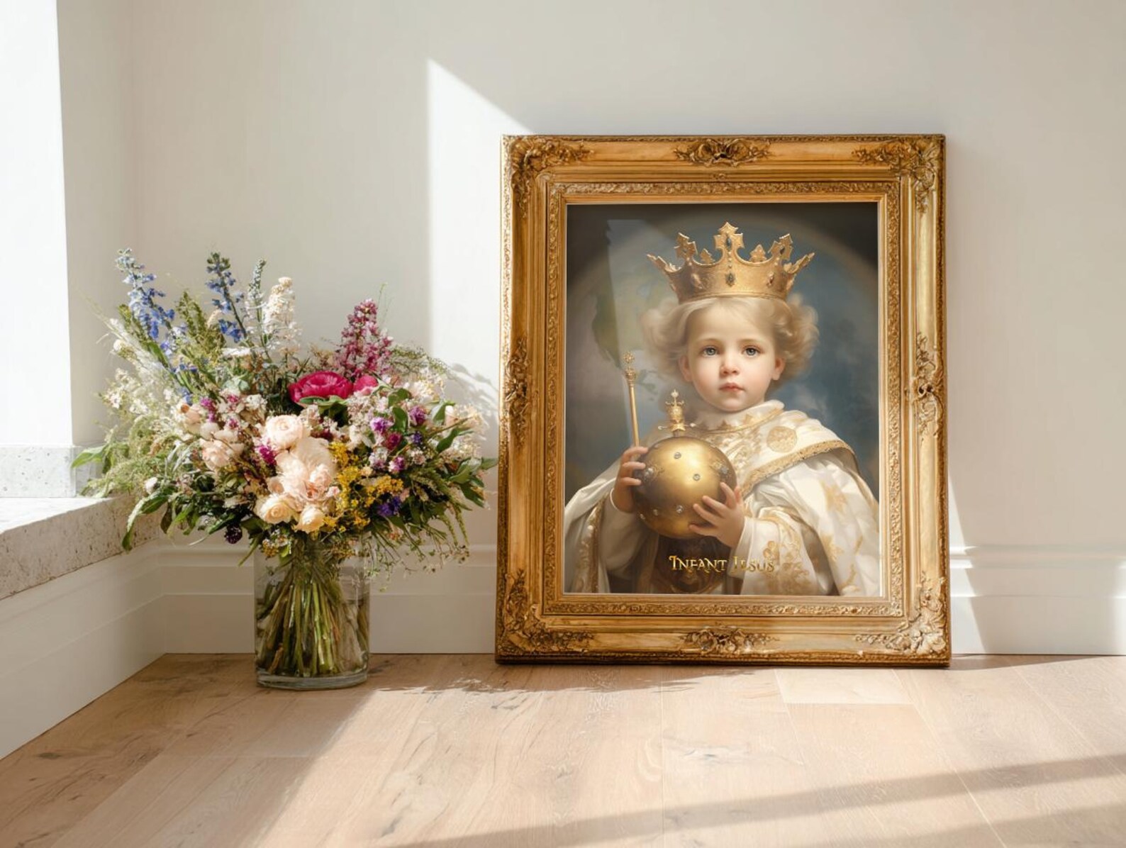 Infant Jesus, Infant King, Child Jesus, Religious Art, 8x10",11x14 ...
