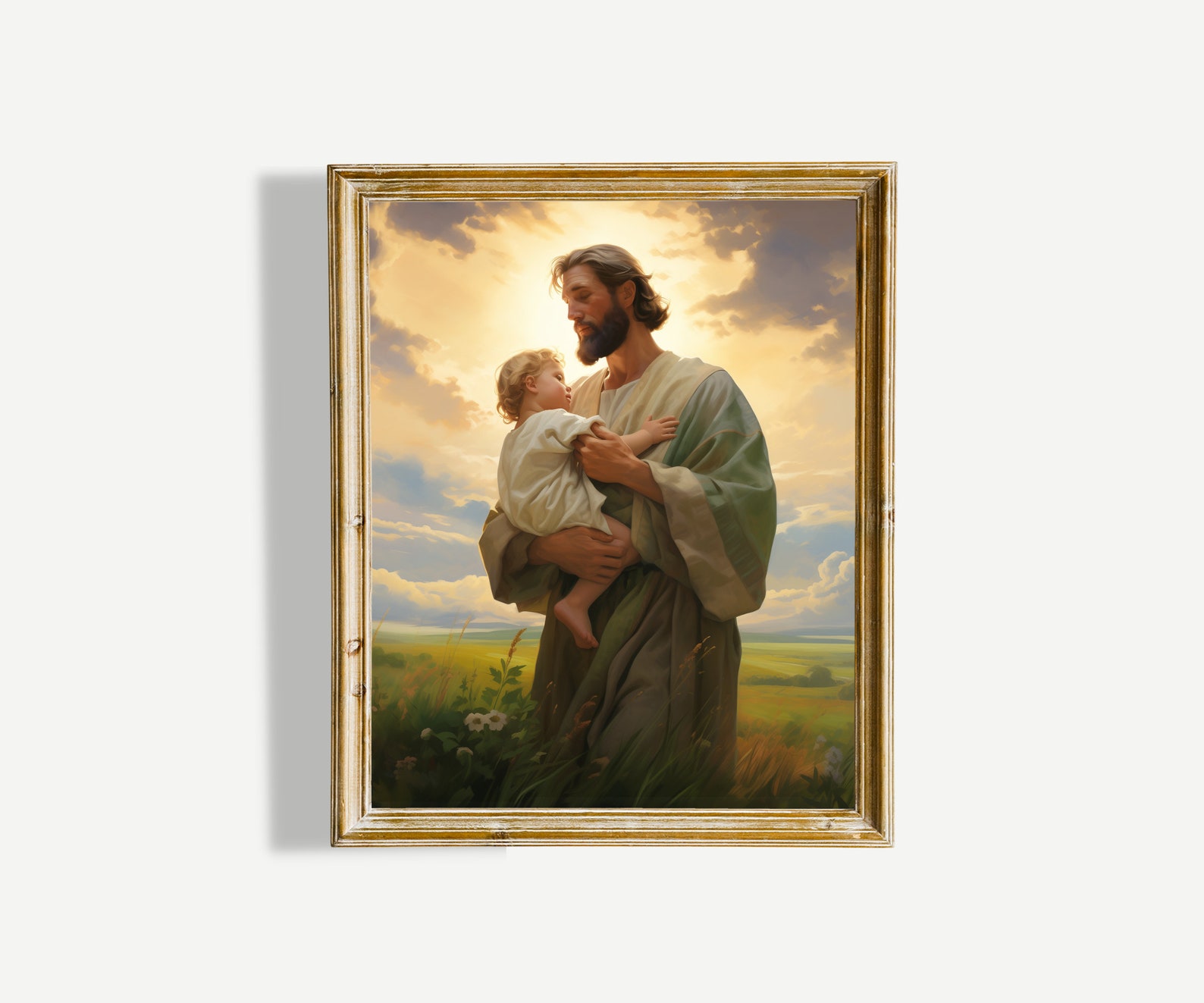 Saint Joseph With Infant Jesus, Terror of Demons, Patron Saint, Fathers ...