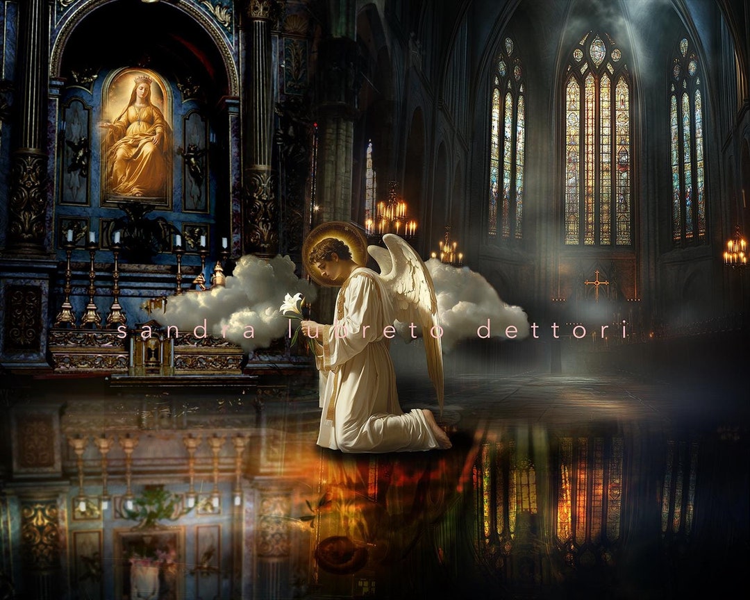 Religious Art, Catholic Art, Heaven on Earth, Wall Decor Print ...