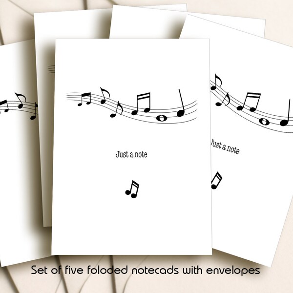 Music Note Envelopes - Etsy
