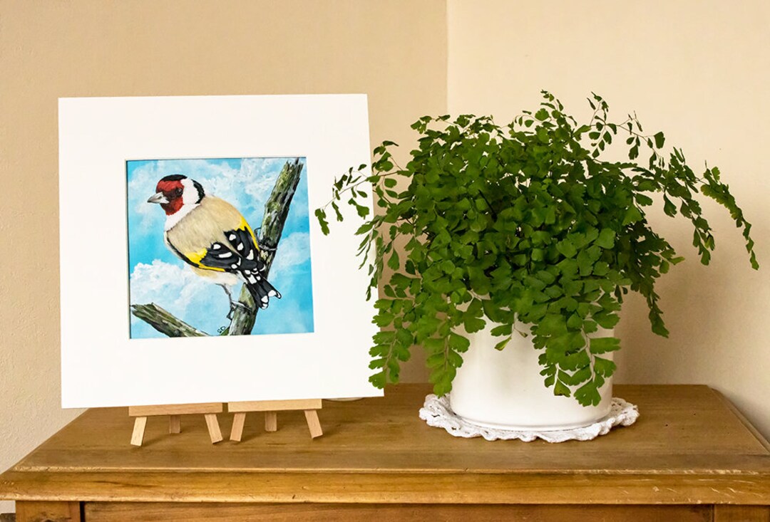 Original Goldfinch Painting Original Art Original Wild Bird - Etsy UK