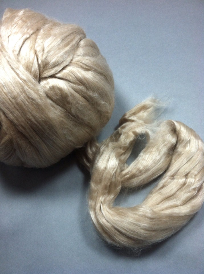 Camel Silk Roving 50/50 / Camel Silk Top Natural / Camel Silk | Etsy