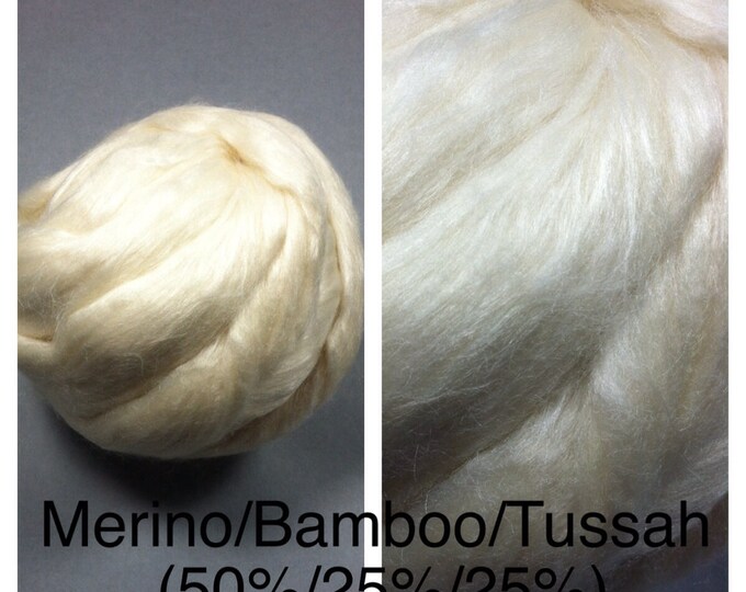 Tussah Silk Top Undyed / Tussah Silk Roving / 2oz 4oz 8oz - Etsy