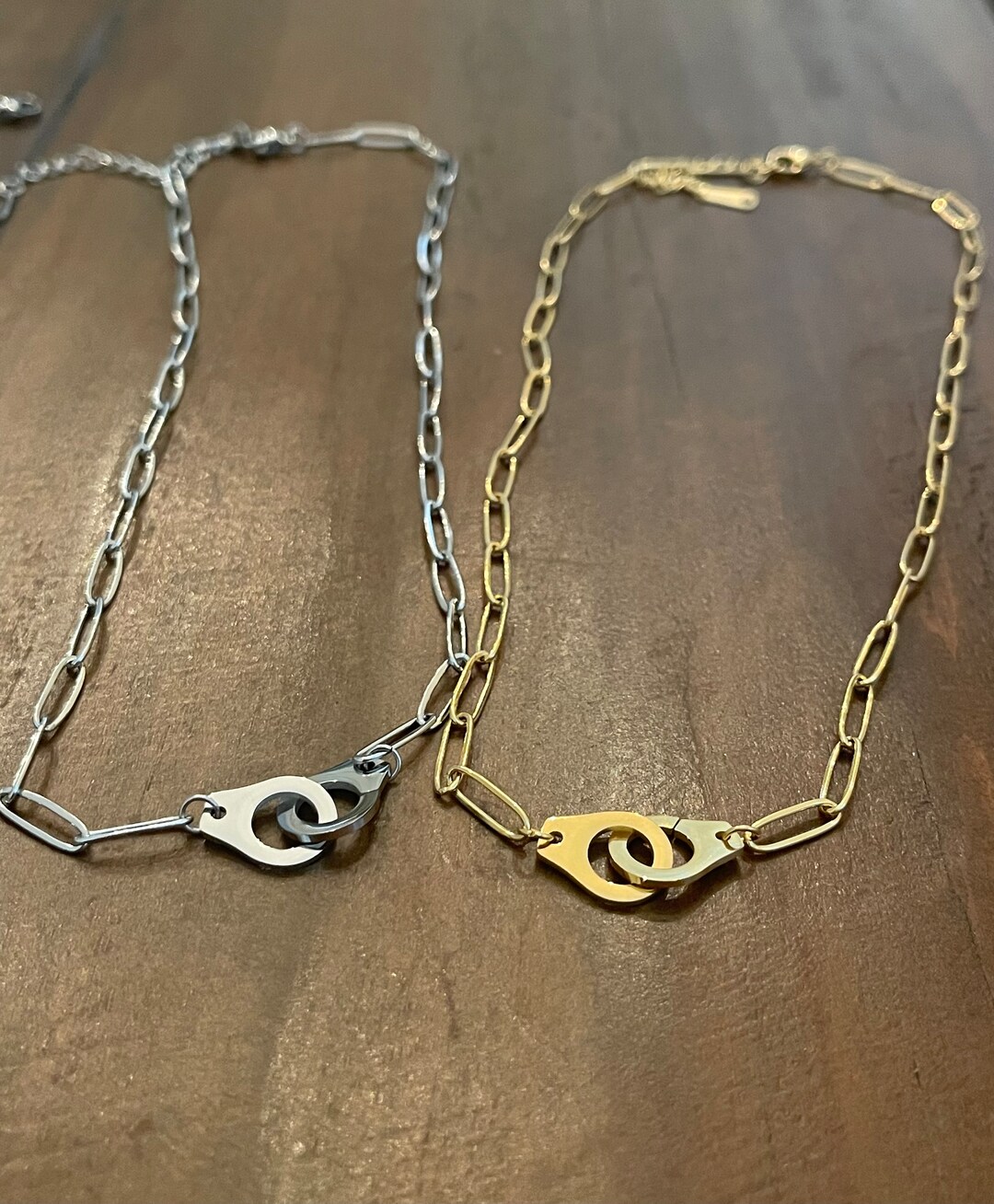 Handcuff Paperclip Necklace - Etsy