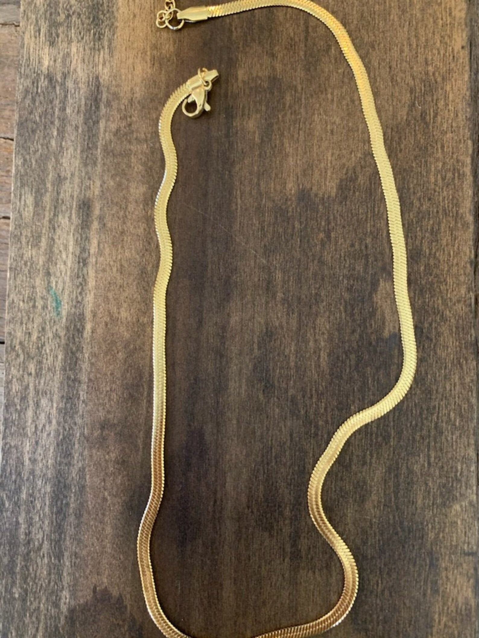 Thin Snake Chain Necklace - Etsy