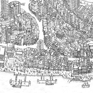 Tamsui/danshui Hand Drawn Map , Fine Art Print - Etsy