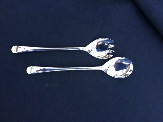 Silver plate Spoons Set of 2 Flatware Silverware, Rimond Silver Italy ...
