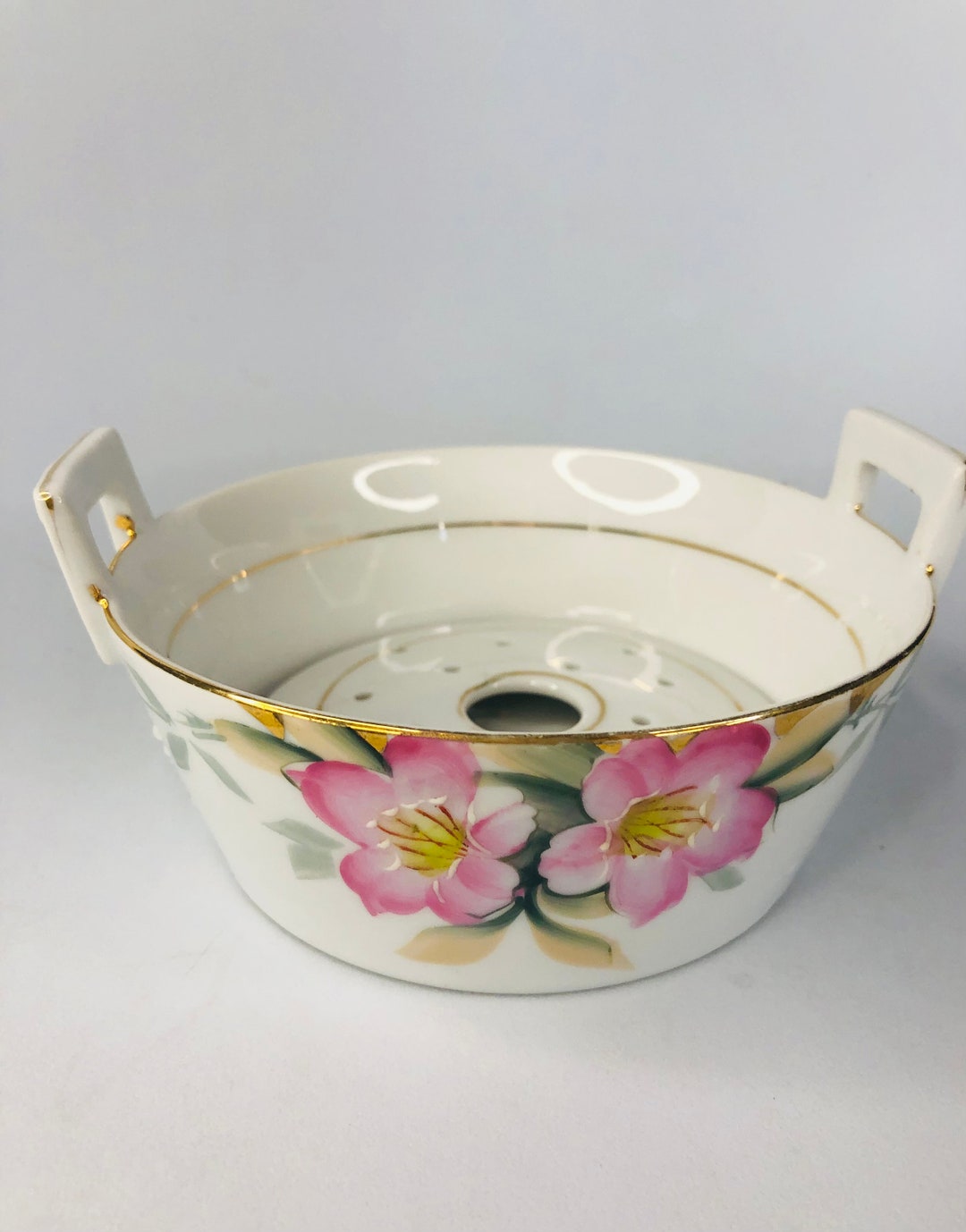 ANTIQUE NORITAKE AZALEA, Butter Tub, Collectible Porcelain, Red Mark - Etsy