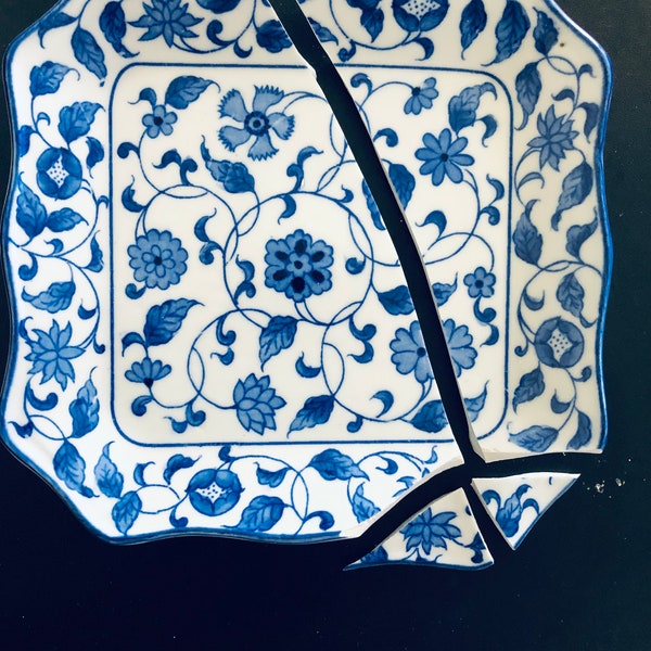 Broken China Mosaic - Etsy