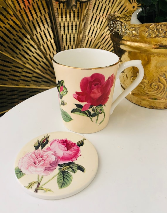 Vintage cup saucer royal china early American wedding tea colonial ...