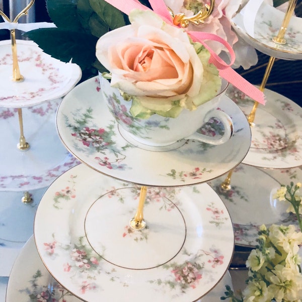 3 Tier Dessert Plates - Etsy