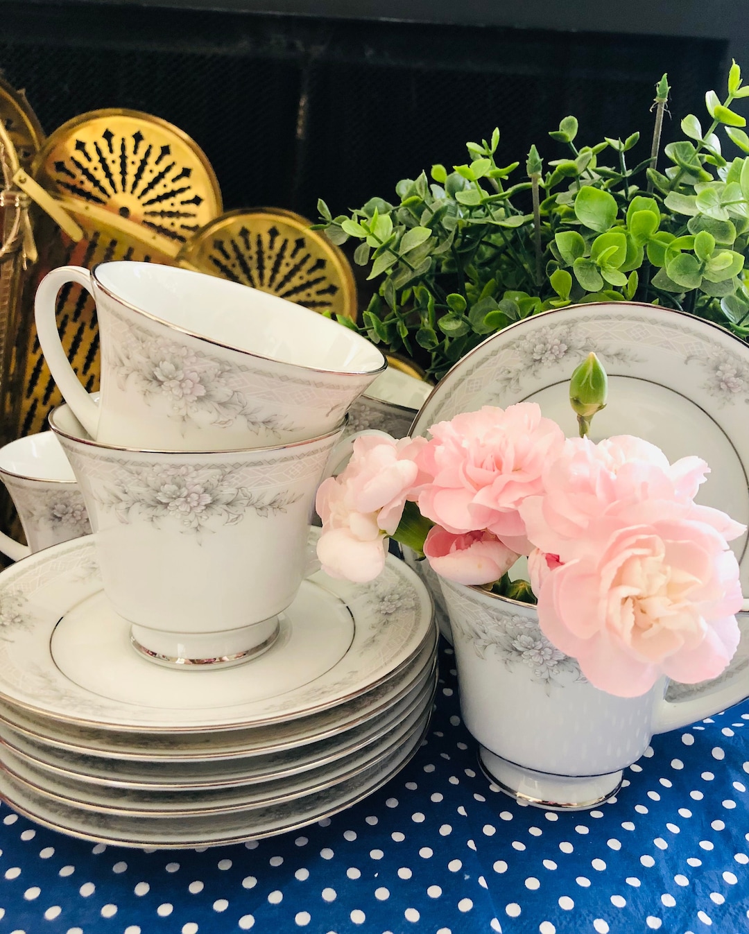 SWEET LEILANI, Cup Saucer, Tea Set, Legendary NORITAKE, Japan Porcelain ...