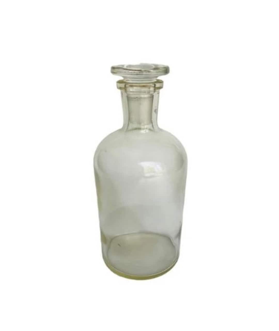 VINTAGE PYREX, APOTHECARY Jar, Glass Bottle With Stopper, Collectible ...