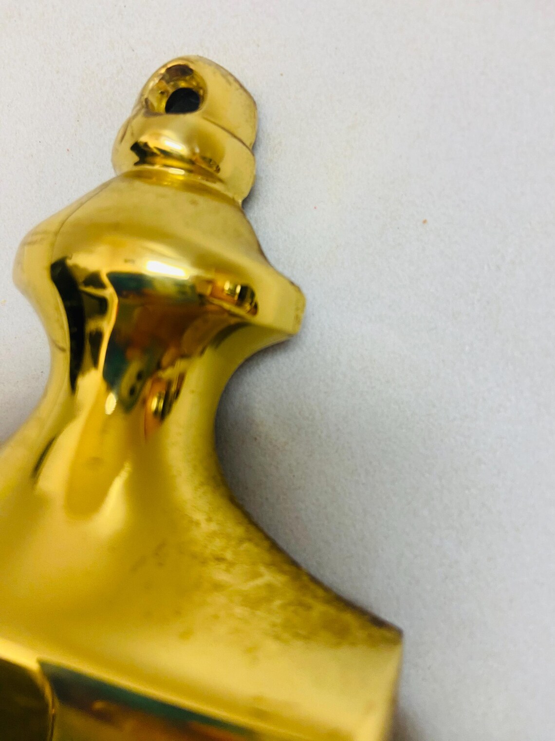 Vintage Polished Brass Door Knocker Elegant Heavy-duty Door Decor - Etsy