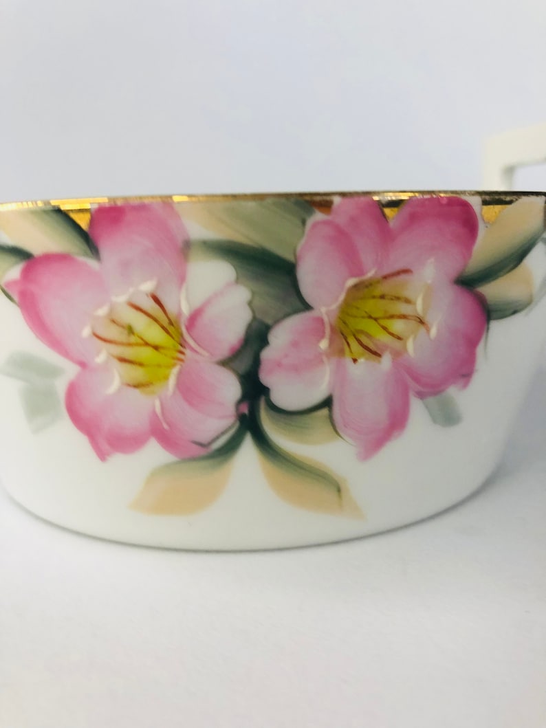 ANTIQUE NORITAKE AZALEA, Butter Tub, Collectible Porcelain, Red Mark - Etsy