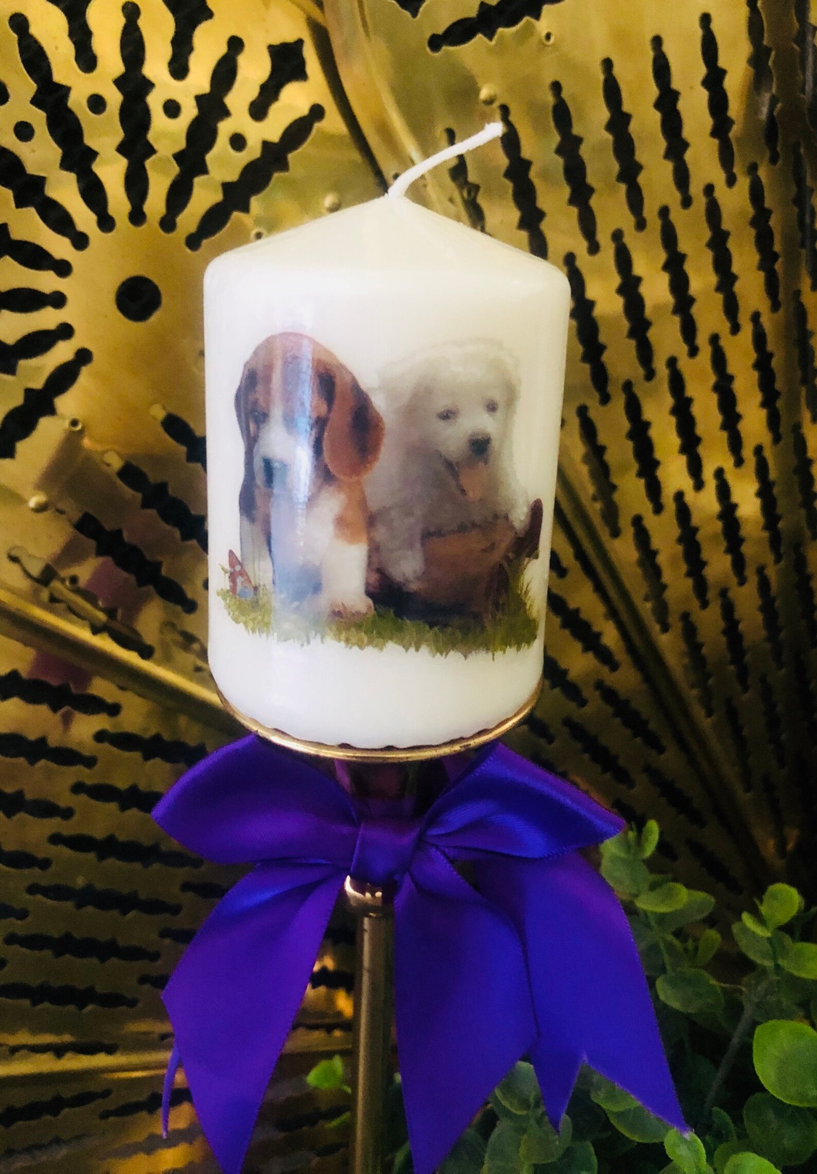 DOG PUPPY CANDLE Labrador Chihuahua Husky Bulldog - Etsy