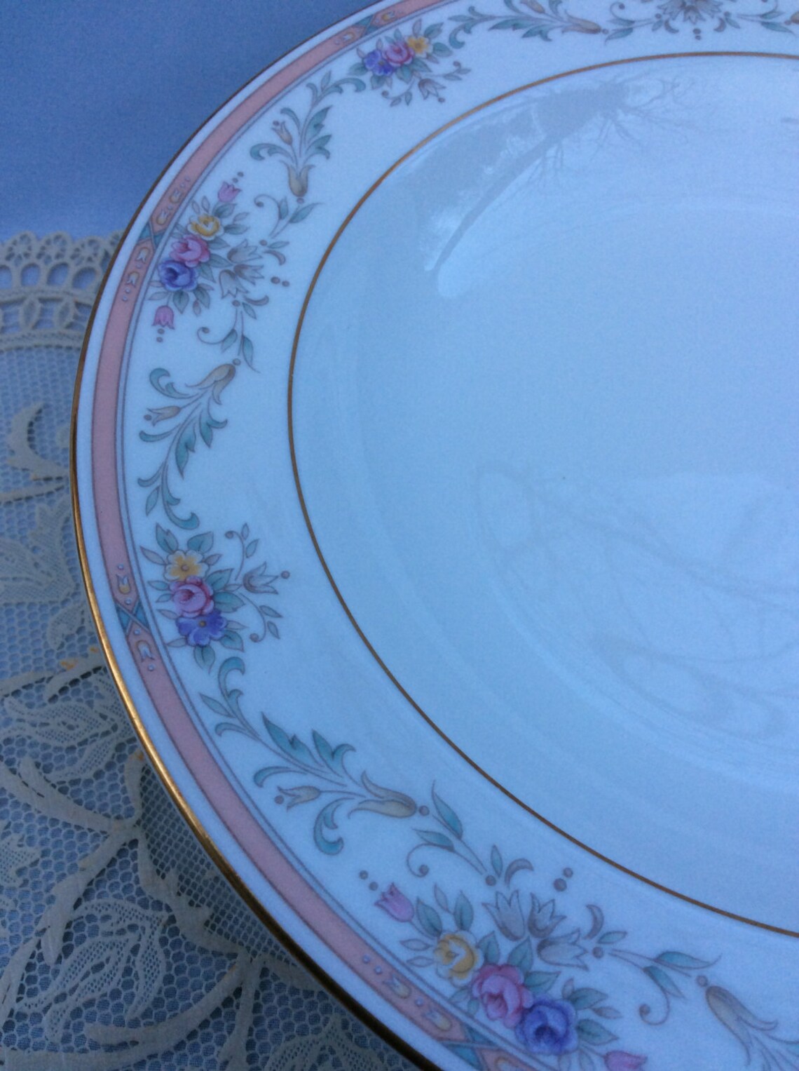 Soup Plates / Bone China SPRING CREST by Christopher Stuart | Etsy