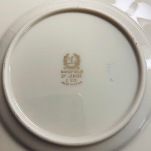 VINTAGE LENOX MANSFIELD Plate (s), Ivory Gold, Presidential Porcelain ...