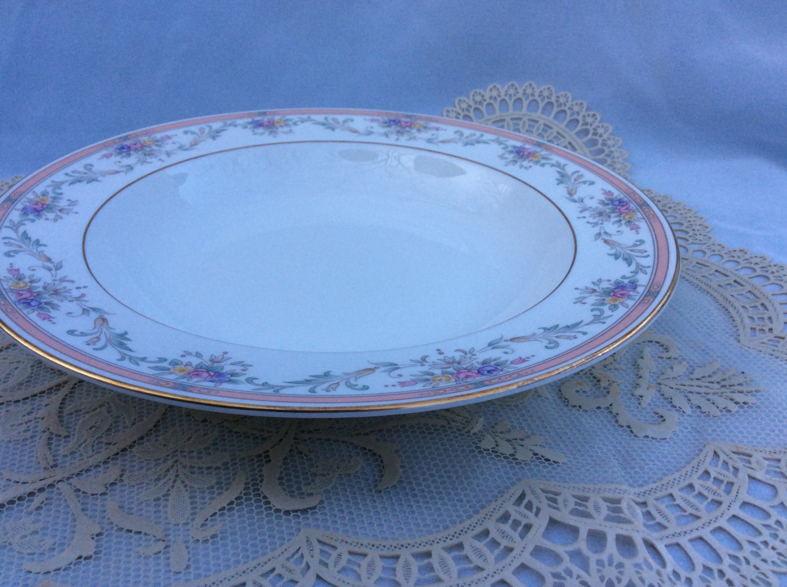Soup Plates / Bone China SPRING CREST by Christopher Stuart | Etsy