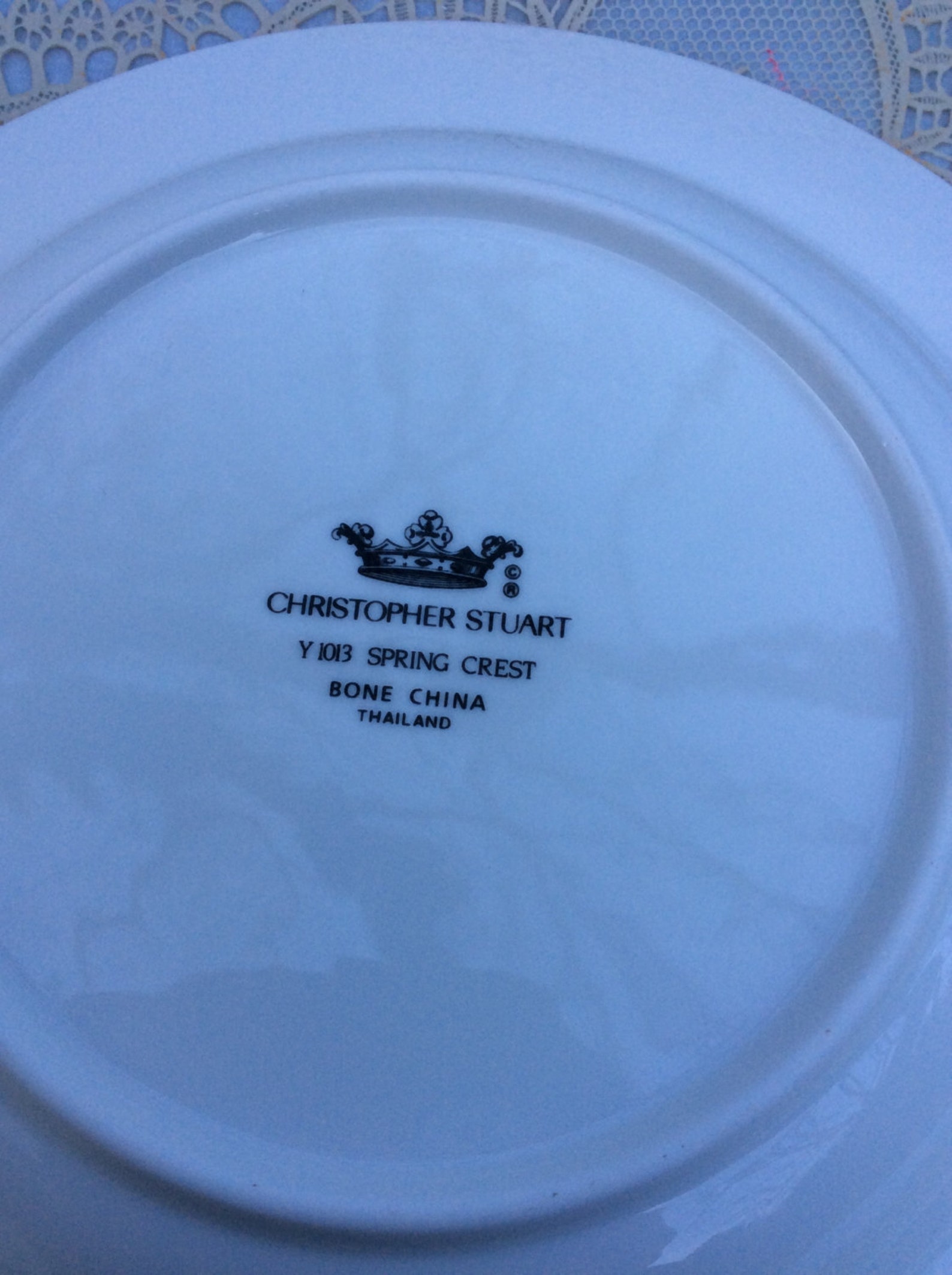 Soup Plates / Bone China SPRING CREST by Christopher Stuart | Etsy