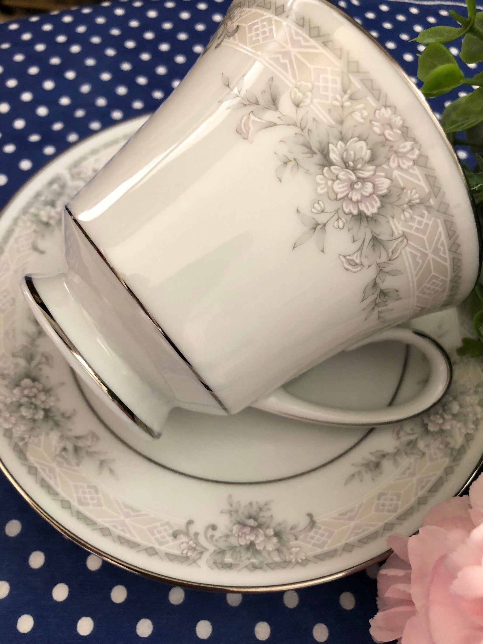 SWEET LEILANI Cup Saucer Tea Set Legendary NORITAKE Japan - Etsy