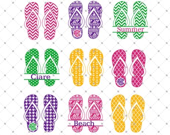Flip flop svg | Etsy