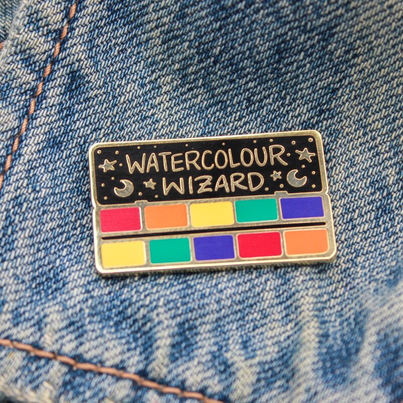 Artist Enamel Pin - Etsy