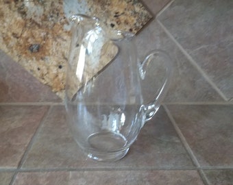 Clear pitcher | Etsy