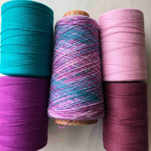 Variegated 8/2 Cotton on Cones | Etsy