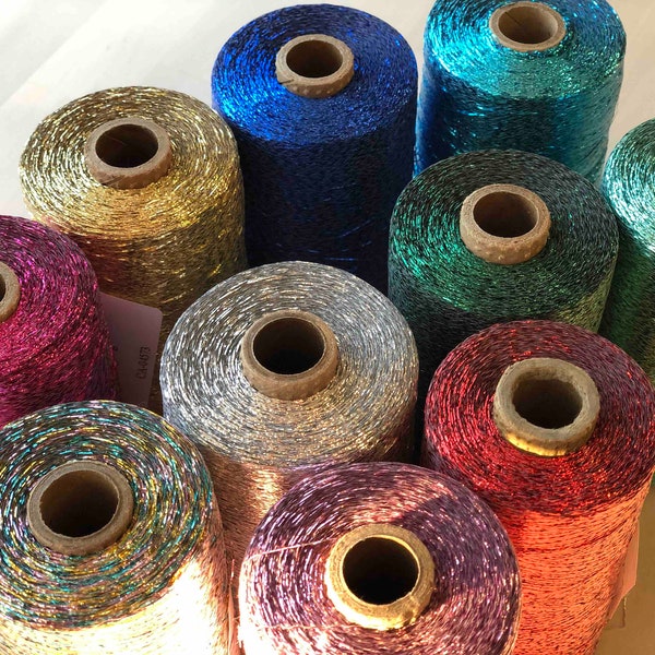 Gold Metallic Yarn - Etsy